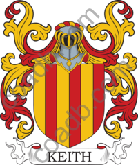 Keith Family Crest, Coat of Arms and Name History