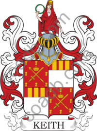 Keith Family Crest, Coat of Arms and Name History