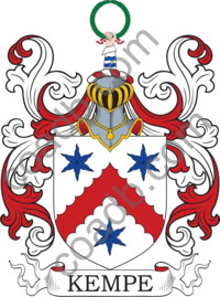 Kemp Family Crest, Coat of Arms and Name History