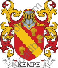Kemp Family Crest, Coat of Arms and Name History