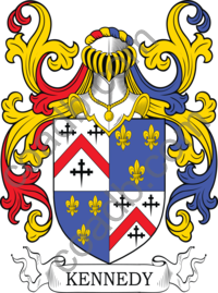 Kennedy Family Crest, Coat of Arms and Name History