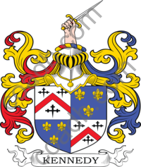 Kennedy Family Crest, Coat of Arms and Name History