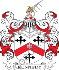 Kennedy Family Crest, Coat of Arms and Name History