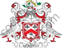 Kennedy Family Crest, Coat of Arms and Name History