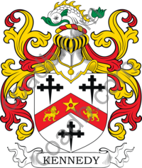 Kennedy Family Crest, Coat of Arms and Name History