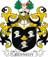 Kennedy Family Crest, Coat of Arms and Name History