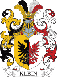 Klein Family Crest, Coat of Arms and Name History