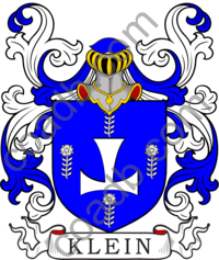 Klein Family Crest, Coat of Arms and Name History