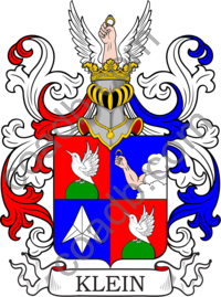 Klein Family Crest, Coat of Arms and Name History