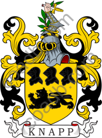 Knapp Family Crest, Coat of Arms and Name History