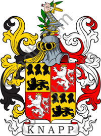 Knapp Family Crest, Coat of Arms and Name History