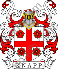 Knapp Family Crest, Coat of Arms and Name History