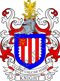 Knight Family Crest, Coat of Arms and Name History