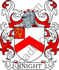 Knight Family Crest, Coat of Arms and Name History