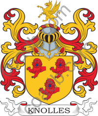 Knowles Family Crest, Coat of Arms and Name History