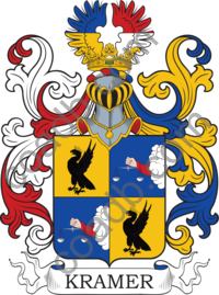 Kramer Family Crest, Coat of Arms and Name History