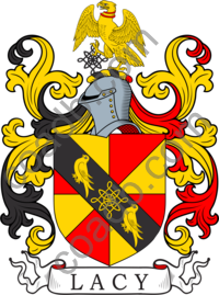 Lacy Family Crest, Coat of Arms and Name History