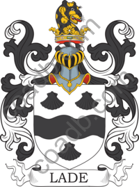 Lade Family Crest, Coat of Arms and Name History