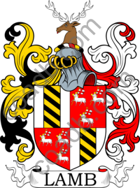 Lamb Family Crest, Coat of Arms and Name History