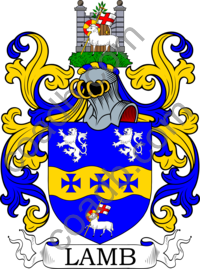Lamb Family Crest, Coat of Arms and Name History