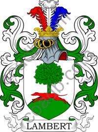 Lambert Family Crest, Coat of Arms and Name History