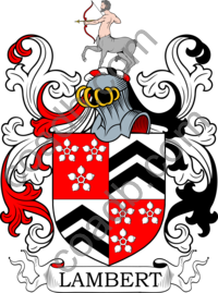 Lambert Family Crest, Coat of Arms and Name History