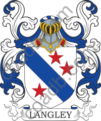 Langley Family Crest, Coat of Arms and Name History