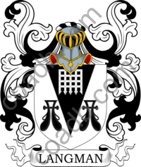 Langman Family Crest, Coat of Arms and Name History