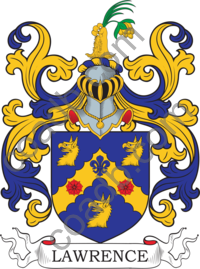 Lawrence Family Crest, Coat of Arms and Name History