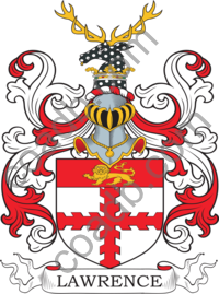 Lawrence Family Crest, Coat of Arms and Name History