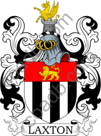 Laxton Family Crest, Coat of Arms and Name History