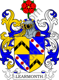 Learmonth Family Crest, Coat of Arms and Name History