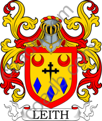 Leith Family Crest, Coat of Arms and Name History