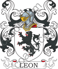 Leon Family Crest, Coat of Arms and Name History