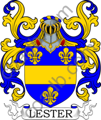 Lester Family Crest, Coat of Arms and Name History