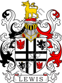 Lewis Family Crest, Coat of Arms and Name History
