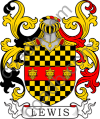 Lewis Family Crest, Coat of Arms and Name History