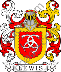 Lewis Family Crest, Coat of Arms and Name History