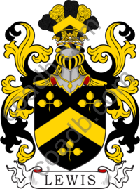 Lewis Family Crest, Coat of Arms and Name History