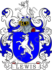 Lewis Family Crest, Coat of Arms and Name History