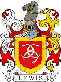 Lewis Family Crest, Coat of Arms and Name History