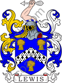 Lewis Family Crest, Coat of Arms and Name History