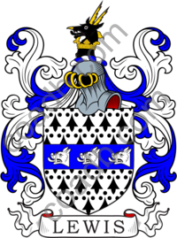 Lewis Family Crest, Coat of Arms and Name History