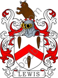 Lewis Family Crest, Coat of Arms and Name History