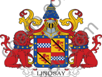 Lindsey Family Crest, Coat of Arms and Name History