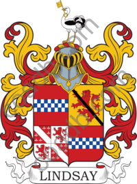 Lindsey Family Crest, Coat of Arms and Name History