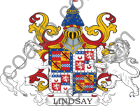 Lindsey Family Crest, Coat of Arms and Name History