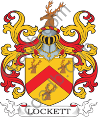 Lockett Family Crest, Coat of Arms and Name History