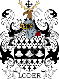 Loder Family Crest, Coat of Arms and Name History