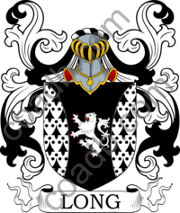 Long Family Crest, Coat of Arms and Name History